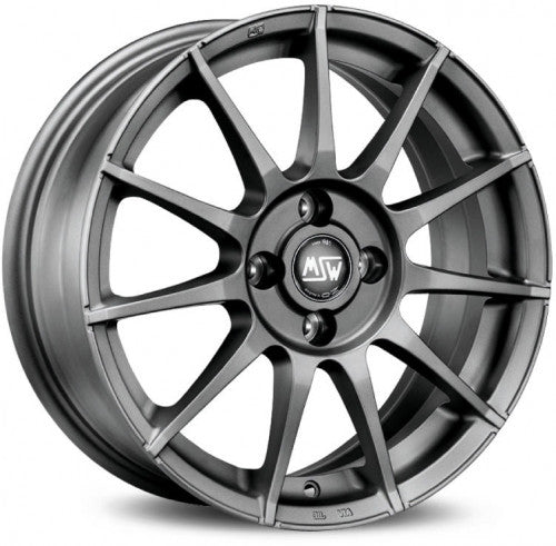 4 x MSW MSW 85 MATT GUN METAL & 4 x LEAO 195/55R16 87V NOVAFORCE HP