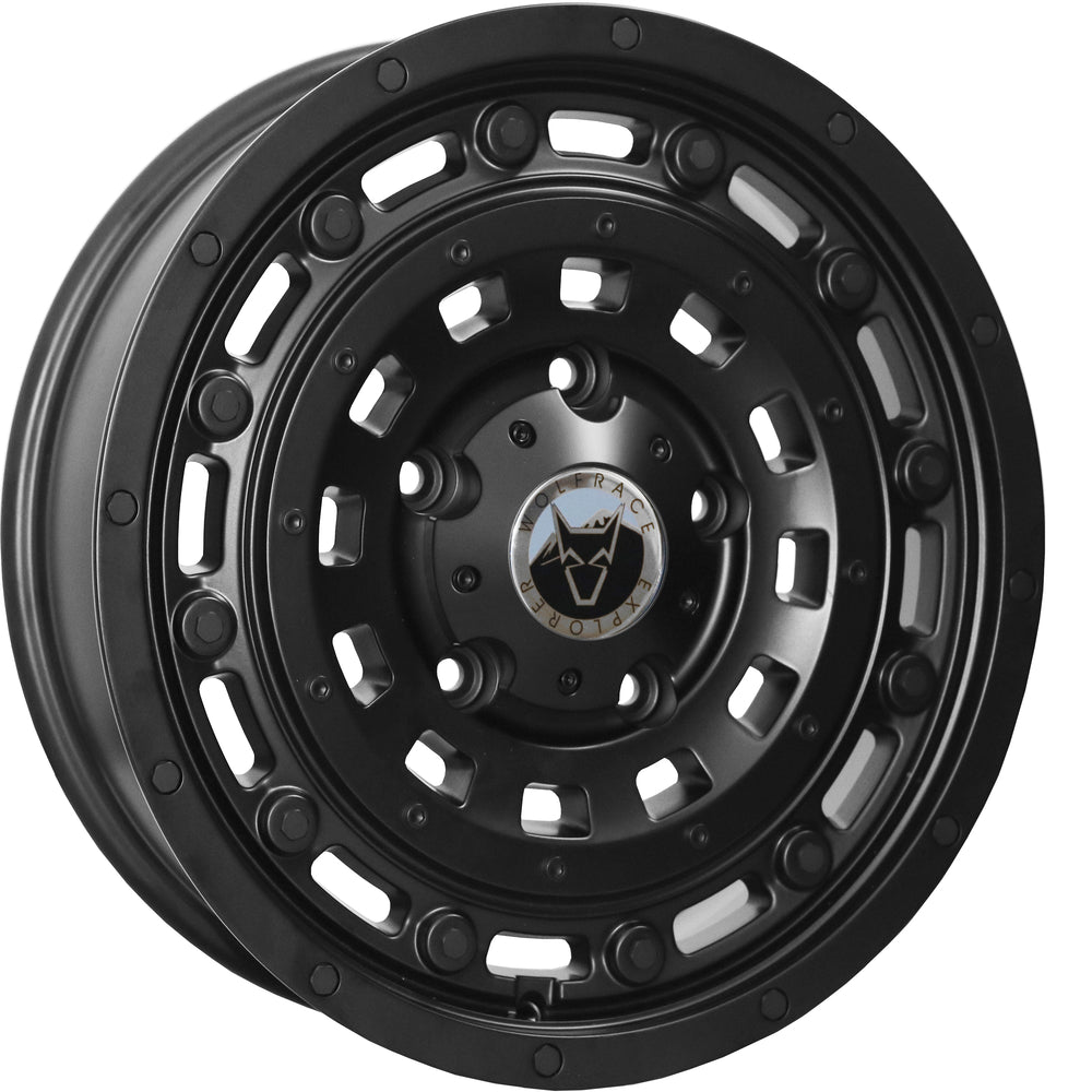 Wheel & Tyres Package( Wolfrace Explorer Overland Matt Black + 255/45R
