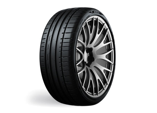 FRONT Wheel & Tyres Package( FOX HIRO GLOSS BLACK POLISH LIP + 225/40R