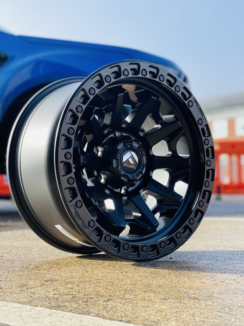 17 Inch Ford Ranger Fuel Covert Matt Black Alloy Wheels